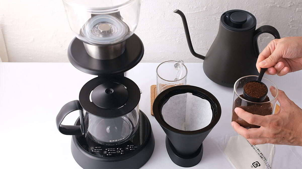 エペイオススマートコーヒーメーカー「Mocca」をレビュー！湯量・湯温調整でマニア納得の味！ | every coffee